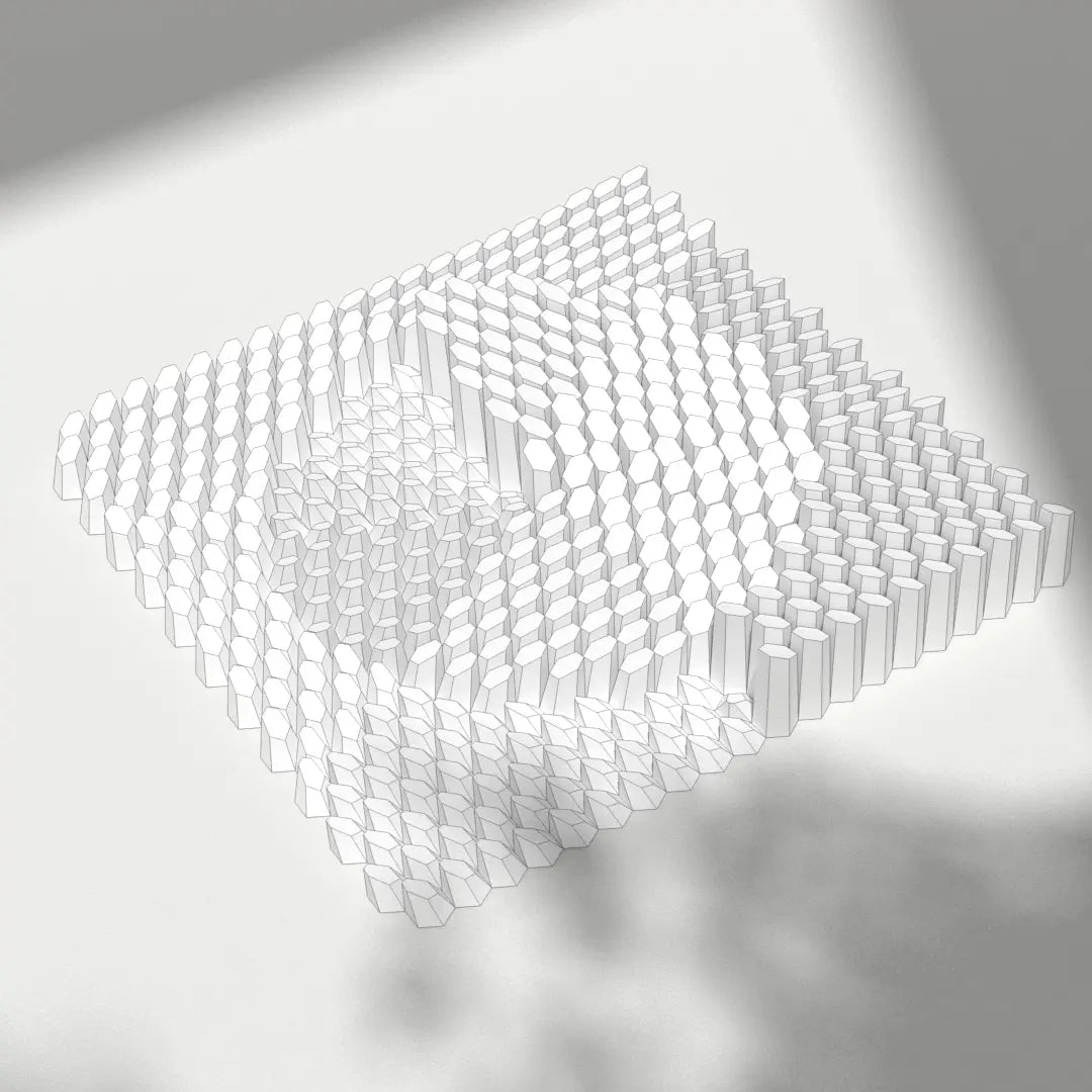 HEXSPIRE: HELIX RAMP BUNDLE WHITE (Blocks + Layout) / PARAGAMI PAPER K ...