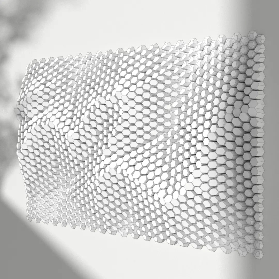 HEXSPIRE: CREASED CANVAS BUNDLE WHITE (Blocks + Layout) / PARAGAMI PAP ...