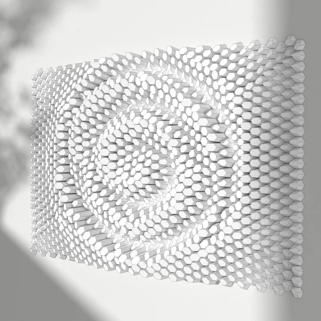 HEXSPIRE: WATER WHIRL BUNDLE WHITE (Blocks + Layout) / PARAGAMI PAPER ...