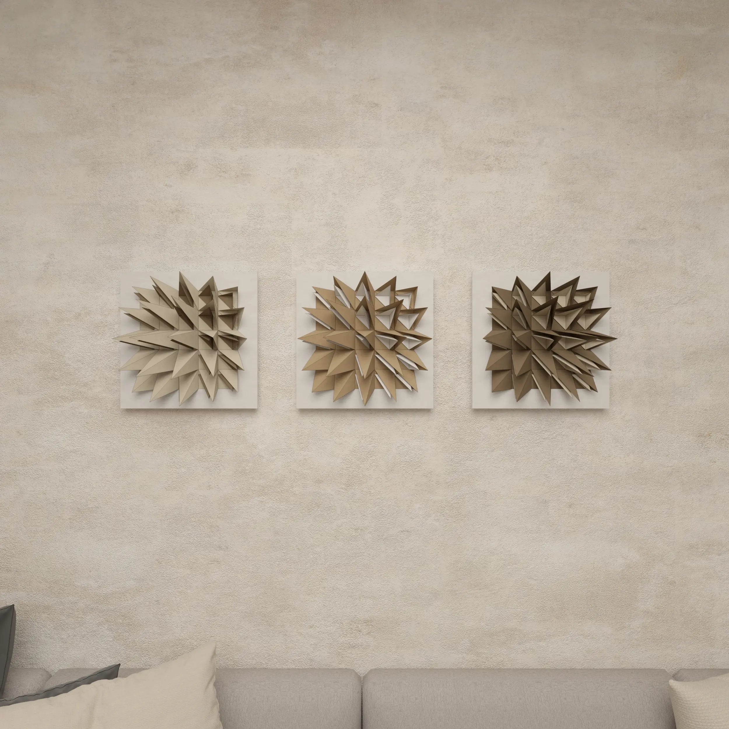 TUTORIAL: HOW TO CREATE YOUR OWN PARAGAMI 3D WALL ART / PAPER FOLDING ...